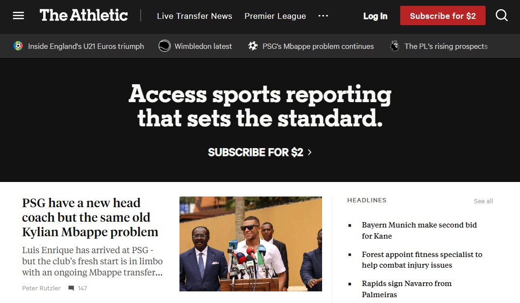 The Business of The Athletic
